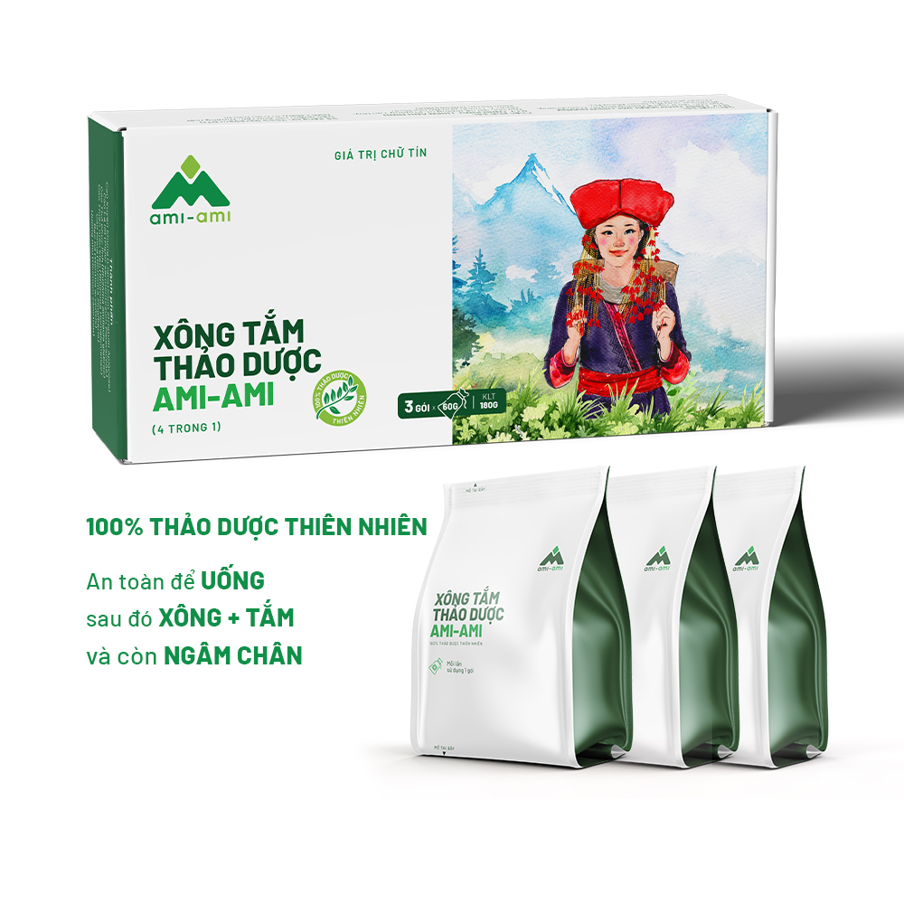 Xông Tắm Thảo Dược AMI-AMI (4 trong1) - Ami Ami